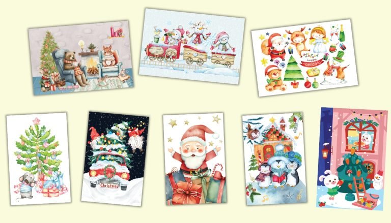 Trending Christmas Postcards for 2023: Spreading Joy in Every Mailbox ...