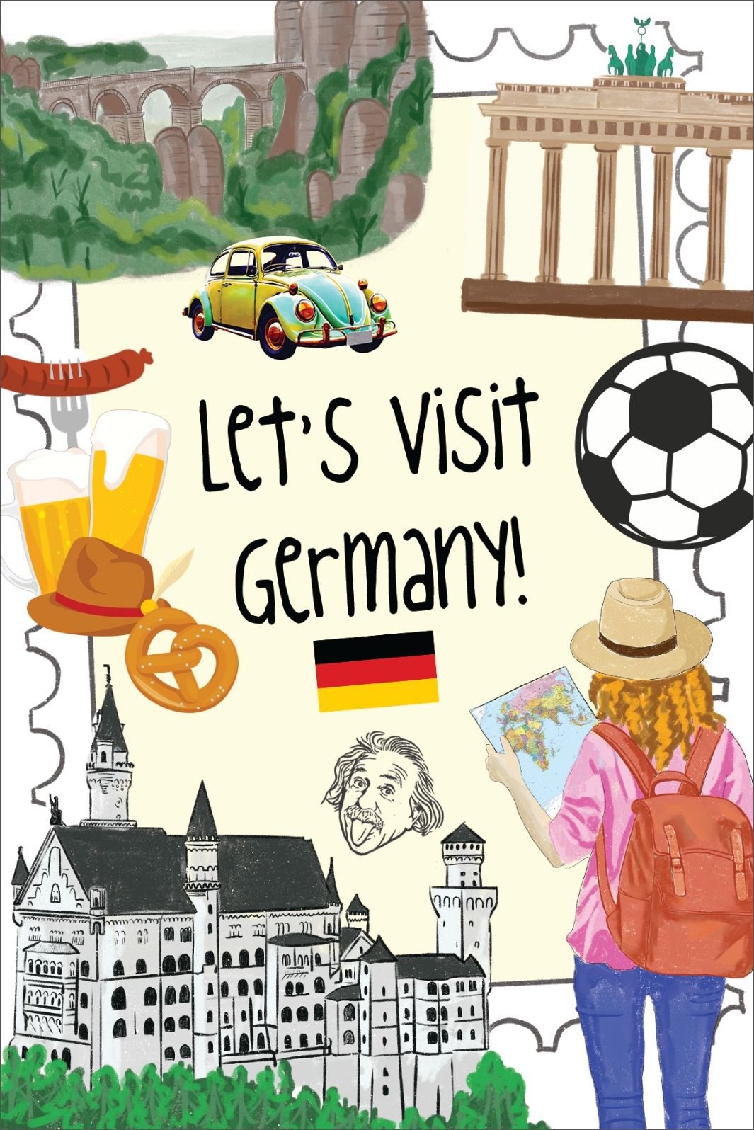 Let’s visit… postcard series no. 02 | Let’s visit Germany ...